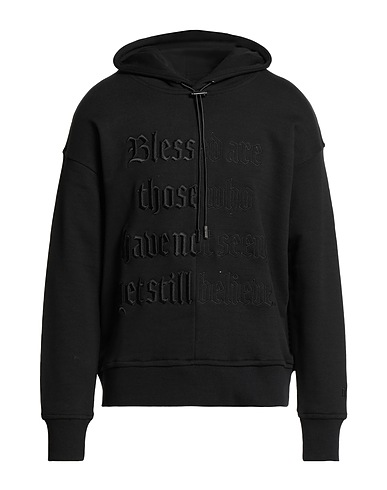 ONLY THE BLIND | Black Men‘s Hooded Sweatshirt | YOOX