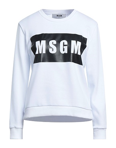 MSGM | スウェット ホワイト レディース | YOOX