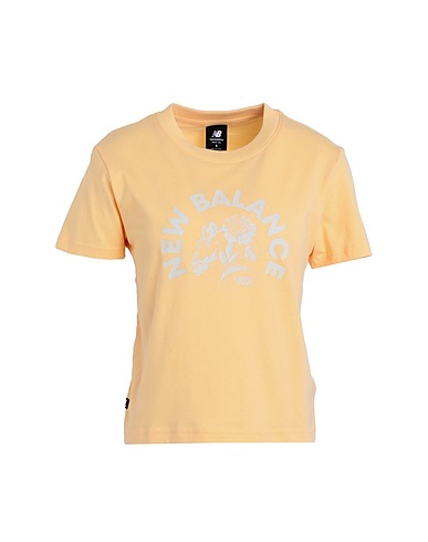 NEW BALANCE Essentials Bloomy Short Sleeve Boxy T-Shirt | Tシャツ あんず色 ...