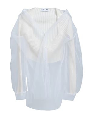 ACT N°1 | Ivory Women‘s Solid Color Shirts & Blouses | YOOX