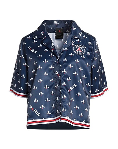 JORDAN | Midnight blue Women‘s Patterned Shirts & Blouses | YOOX