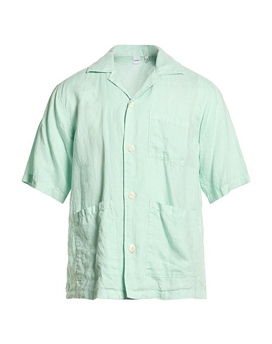 ASPESI Shirts | Turquoise Men‘s Linen Shirt | YOOX