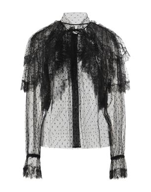 DOLCE&GABBANA | Black Women‘s Lace Shirts & Blouses | YOOX