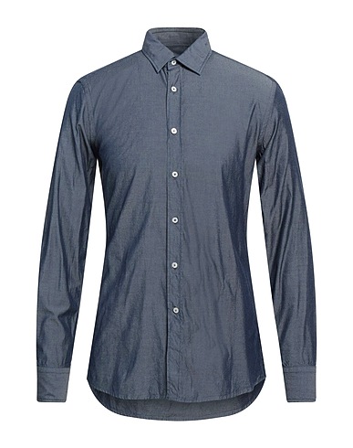 LAB. PAL ZILERI LAB. PAL ZILERI Shirts | Blue Men‘s Solid Color Shirt ...