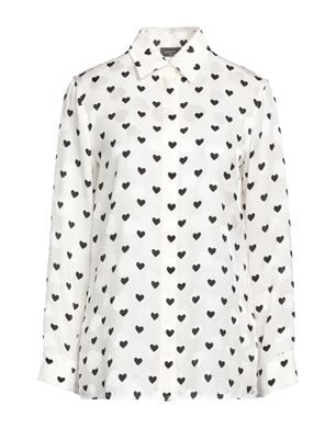 AKRIS | White Women‘s Patterned Shirts & Blouses | YOOX