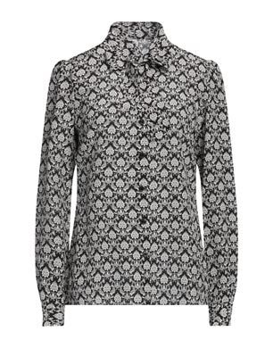 DOLCE&GABBANA | Black Women‘s Floral Shirts & Blouses | YOOX