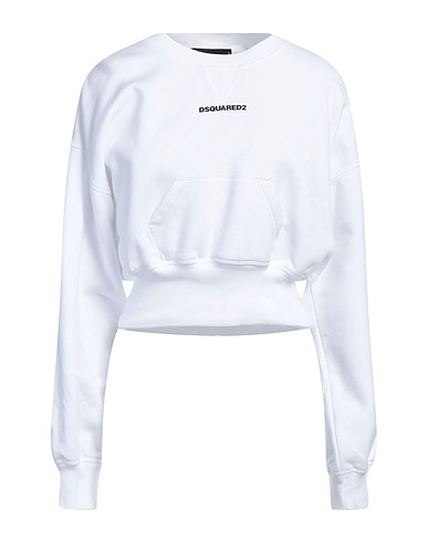 DSQUARED2 Sweaters and Sweatshirts | White Women‘s Sweatshirt | YOOX