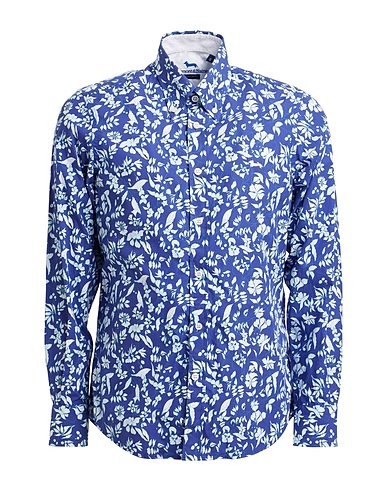 HARMONT & BLAINE | 柄入りシャツ ブルー メンズ | YOOX