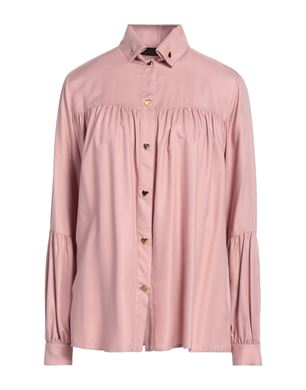 LOVE MOSCHINO | Pastel pink Women‘s Solid Color Shirts & Blouses | YOOX