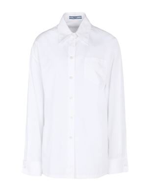 PRADA | White Women‘s Solid Color Shirts & Blouses | YOOX
