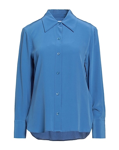 EQUIPMENT | Pastel blue Women‘s Silk Shirts & Blouses | YOOX