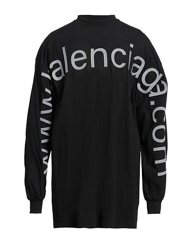 BALENCIAGA | オーバーサイズTシャツ ブラック メンズ | YOOX