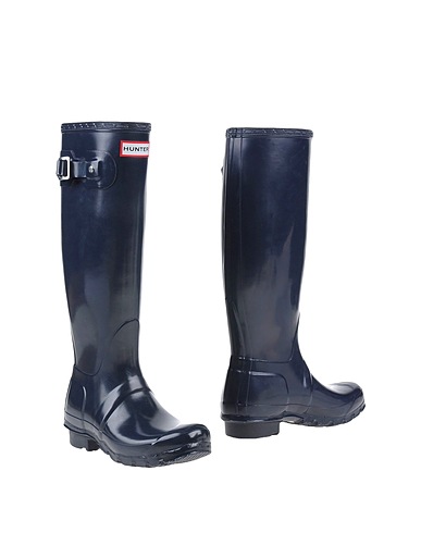 HUNTER | Midnight blue Women‘s Boots | YOOX