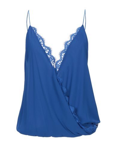 Soallure Tops In Bright Blue | ModeSens