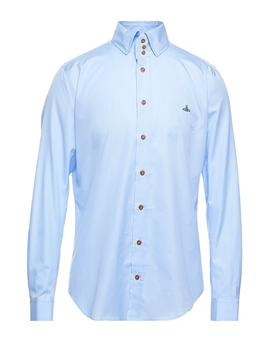 VIVIENNE WESTWOOD | Azure Men‘s Solid Color Shirt | YOOX