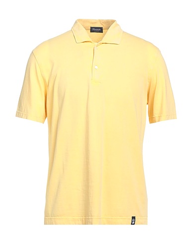 DRUMOHR | 남성 라이트 옐로우 폴로 셔츠 | YOOX