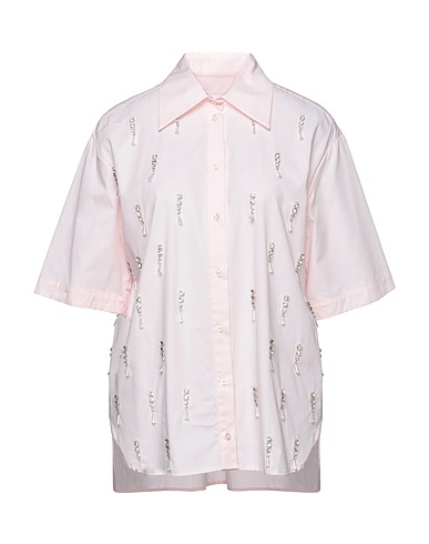 BROGNANO | Light pink Women‘s Solid Color Shirts & Blouses | YOOX