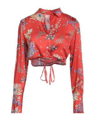 SOUVENIR | Red Women‘s Floral Shirts & Blouses | YOOX