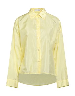 DOUUOD | Light yellow Women‘s Solid Color Shirts & Blouses | YOOX