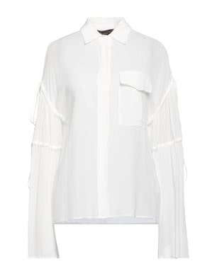 TRUSSARDI | White Women‘s Solid Color Shirts & Blouses | YOOX