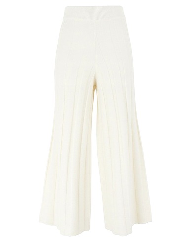 8 By YOOX WIDE-LEG KNIT CROPPED PANTS - パンツ / レディース | YOOX(ユークス ...