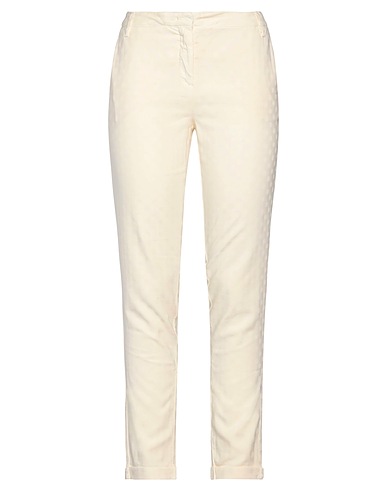 MANILA GRACE DENIM | Pastel yellow Women‘s Casual Pants | YOOX
