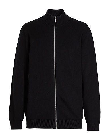 8 By YOOX ORGANIC COTTON-CACHEMERE BLEND KNITWEAR FULL ZIP JUMPER ...