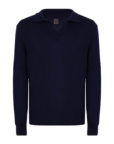 8 By YOOX MERINO WOOL KNIT L/SLEEVE POLO | Men‘s Sweater | YOOX