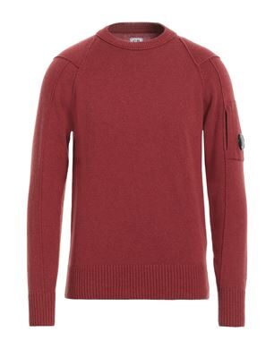 C.P. COMPANY | Brick red Men‘s Sweater | YOOX