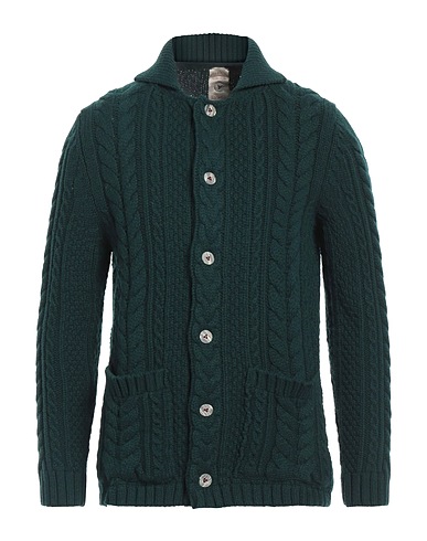H953 | カーディガン ダークグリーン メンズ | YOOX