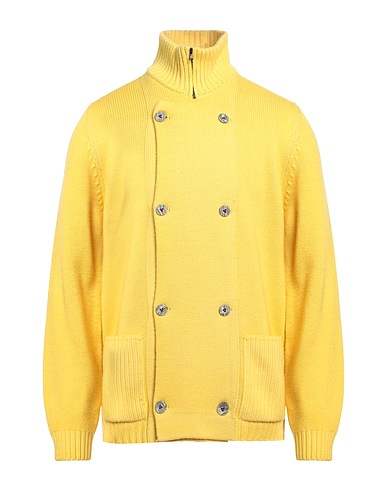 H953 | カーディガン イエロー メンズ | YOOX