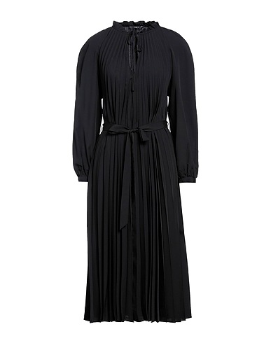 SET | ひざ丈ワンピース ブラック レディース | YOOX