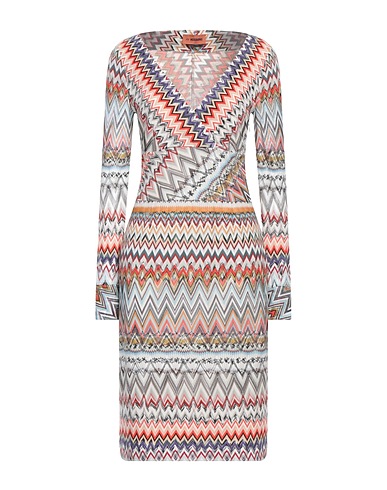 MISSONI | ひざ丈ワンピース ホワイト レディース | YOOX