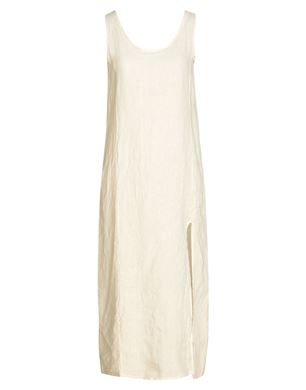 8 By YOOX LINEN MAXI DRESS | Ivory Women‘s Midi Dress | YOOX