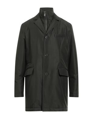 CANALI | Dark green Men‘s Full-length Jacket | YOOX
