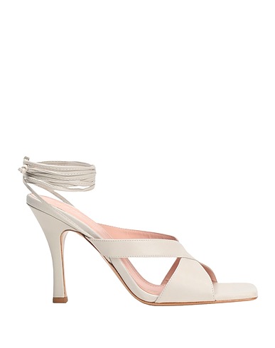 8 By YOOX LEATHER SQUARE TOE LACE-UP SANDALS - サンダル / レディース | YOOX(ユークス ...
