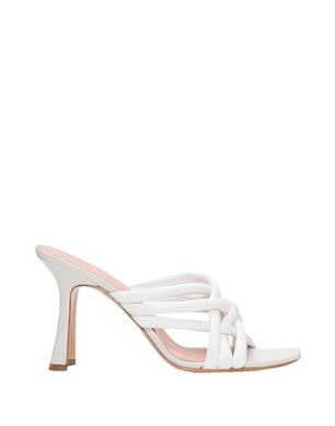8 By YOOX LEATHER MULTI-STRAP SANDAL | Sandali Bianco Donna | YOOX