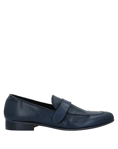 GREY DANIELE ALESSANDRINI | Dark blue Men‘s Loafers | YOOX