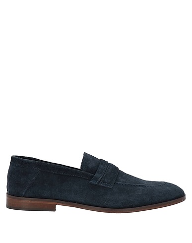 GIANFRANCO LATTANZI | Slate blue Men‘s Loafers | YOOX