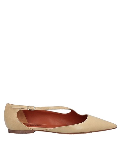 MICHEL VIVIEN | Beige Women‘s Ballet Flats | YOOX