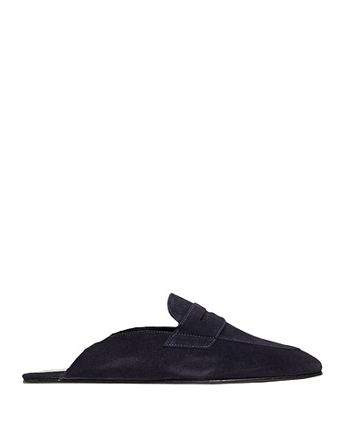 8 By YOOX SUEDE PENNY MULES | Dark blue Men‘s Mules And Clogs | YOOX