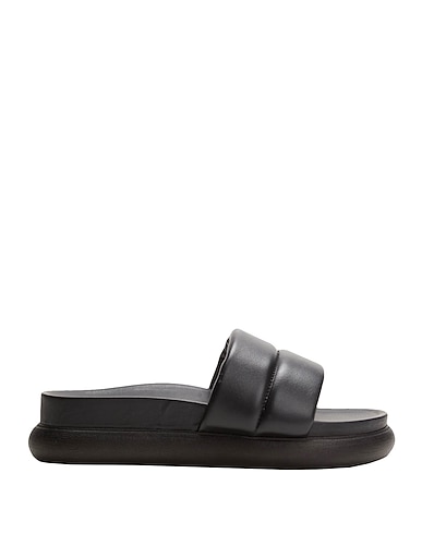 8 By YOOX LEATHER STRAP SLICE | Black Women‘s Sandals | YOOX