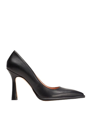 8 By YOOX LEATHER POINTED-TOE PUMPS | Black Women‘s Pump | YOOX