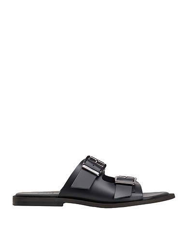 8 By YOOX POLISH LEATHER CROSS-STRAP SANDAL | Men‘s Sandals | YOOX