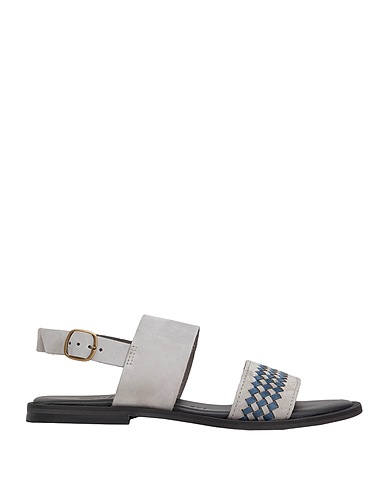 8 By YOOX LEATHER MULTI-STRAP SANDAL | サンダル ライトグレー メンズ | YOOX