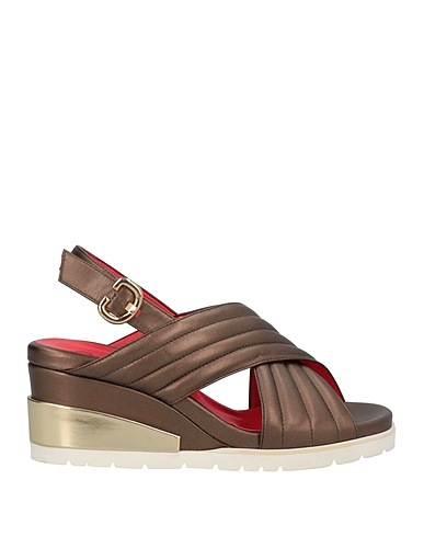 PAS DE ROUGE PAS DE ROUGE Footwear | Bronze Women‘s Sandals | YOOX