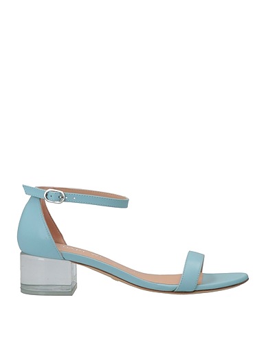 STUART WEITZMAN | Sky blue Women‘s Sandals | YOOX