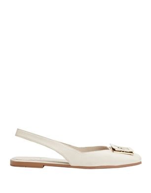 8 By YOOX LEATHER BALLET FLATS | Ivory Women‘s Ballet Flats | YOOX