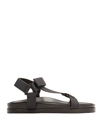 8 By YOOX RUBBER ADVENTURE SANDAL | Black Women‘s Sandals | YOOX