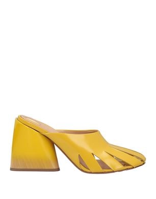 ANGELO FIGUS | Yellow Women‘s Mules And Clogs | YOOX
